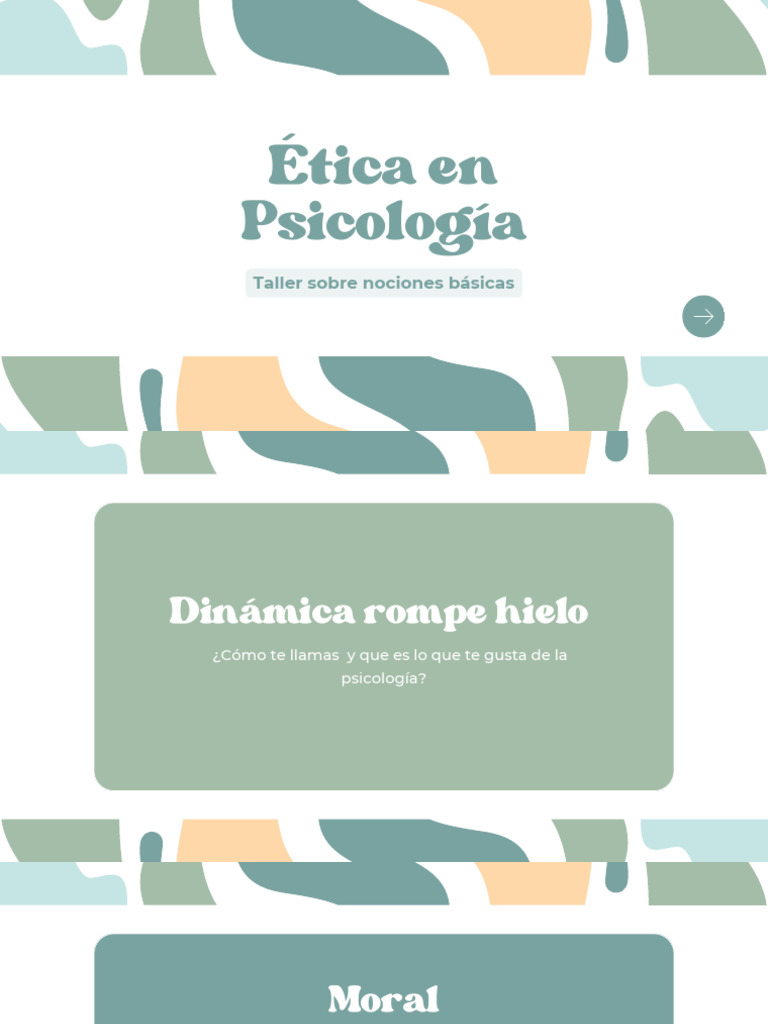 Etica en Psicologia Taller | PDF