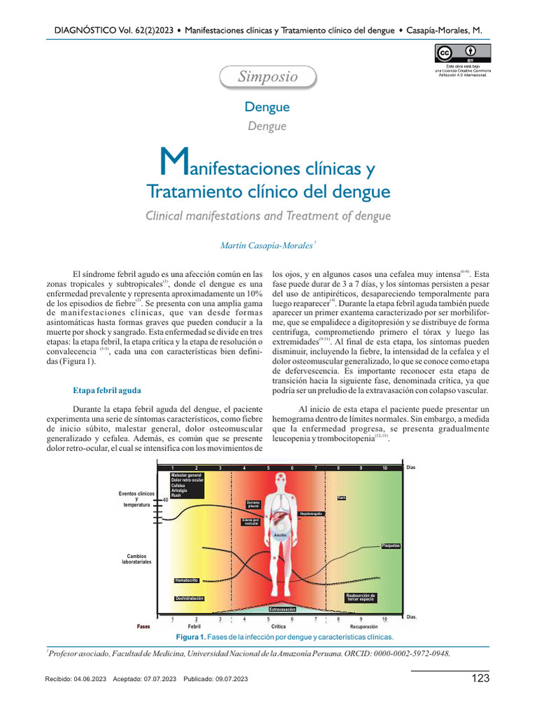 5 Simposio Dengue - Manifestaciones Clinicas y Tratamiento Clinico PDF | PDF