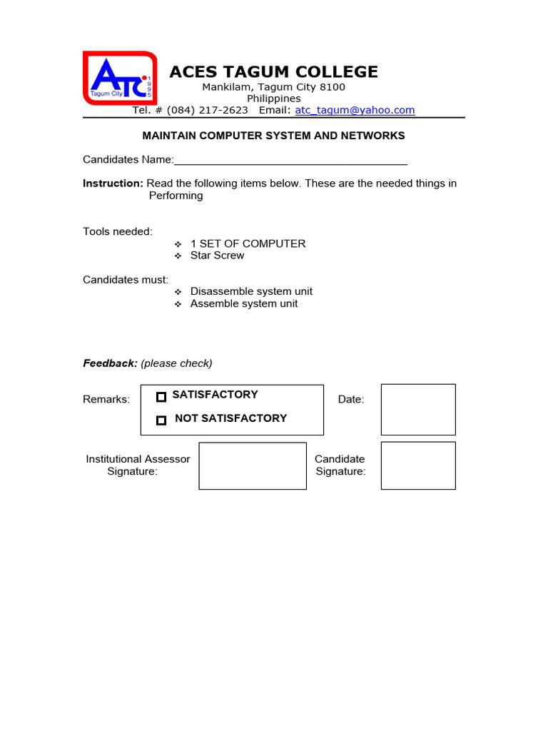 assessment exam BSIT | PDF | Microsoft Windows | Operating System