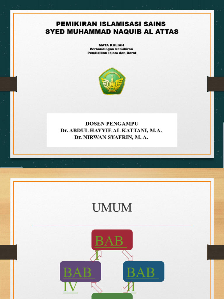 Pemikiran Islamisasi Sains Syed Muhammad Naquib Al-Attas. P Said | PDF