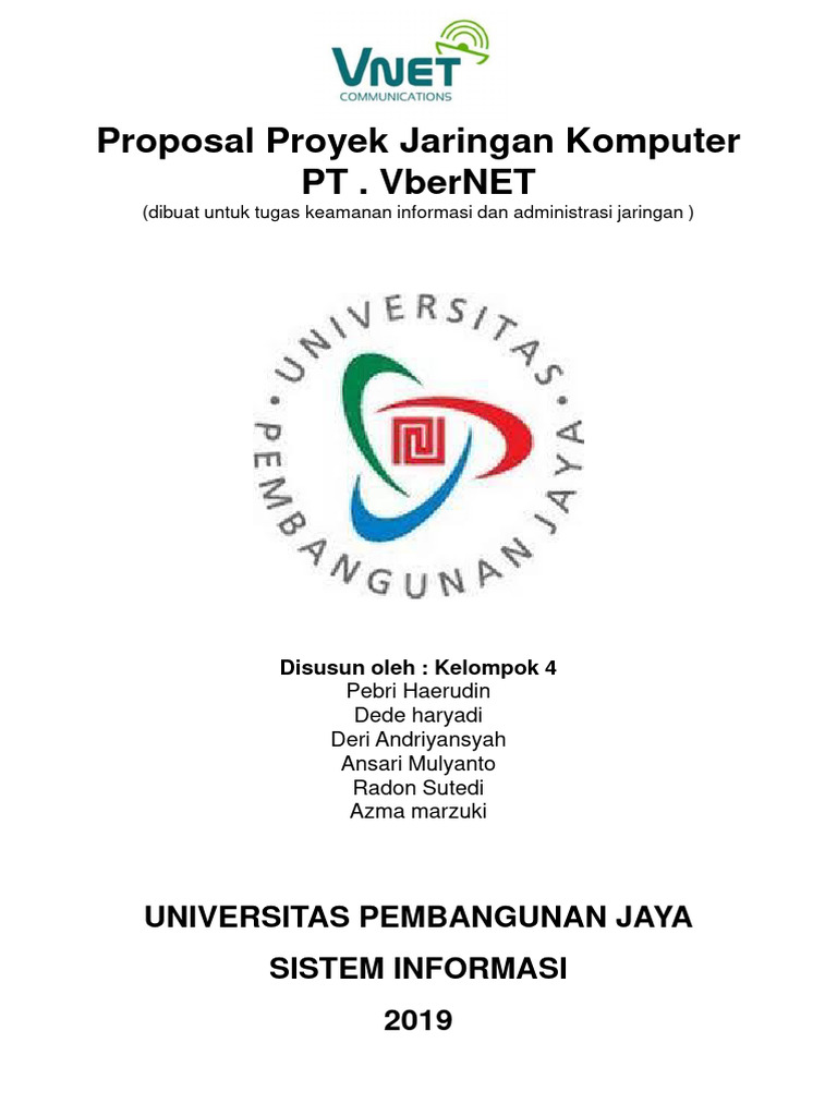 Proposal Proyek Jaringan Komputer PT Vbe | PDF