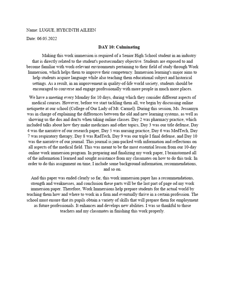 Day 10 | PDF | Behavior Modification | Cognition