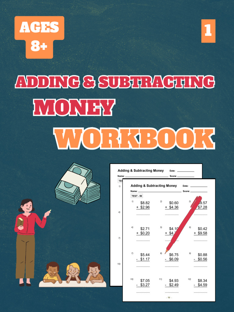 Adding and Subtracting Money Workbook, Level 1 | PDF | Cooking, Food & Wine