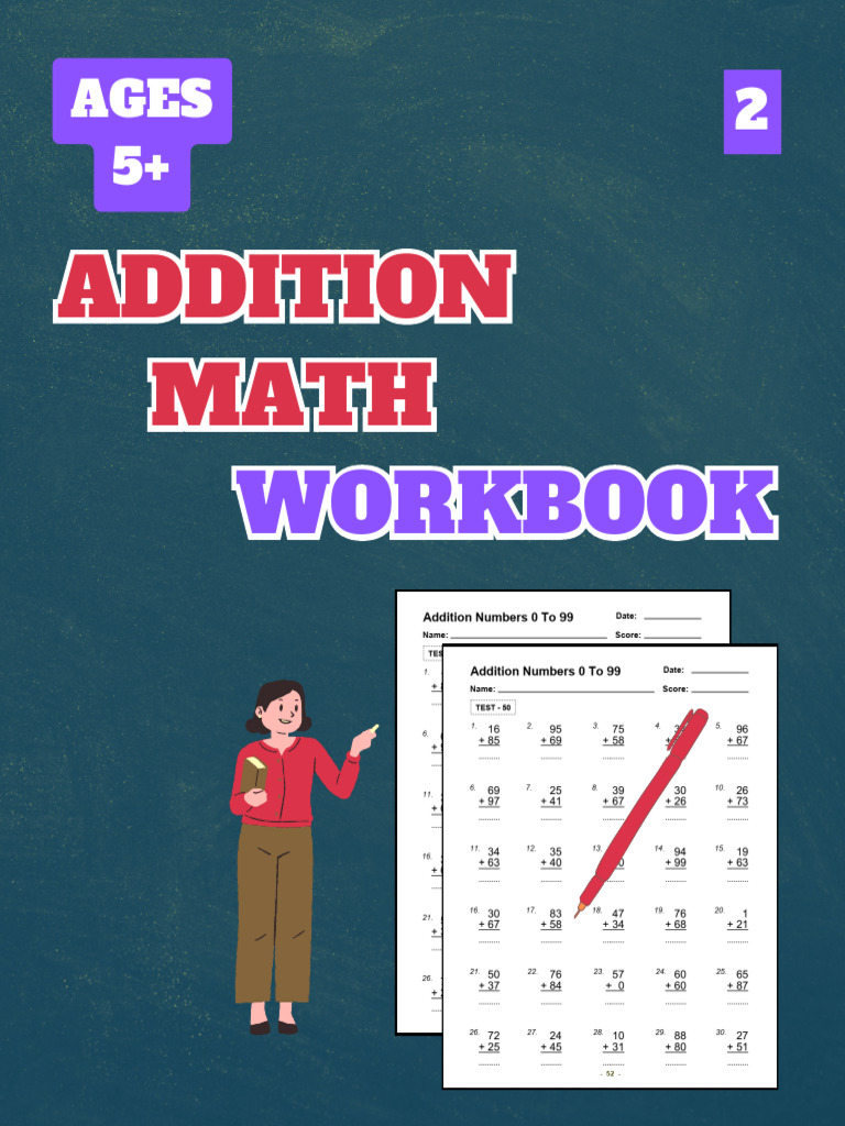 Addition Math Workbook, Level 2 | PDF