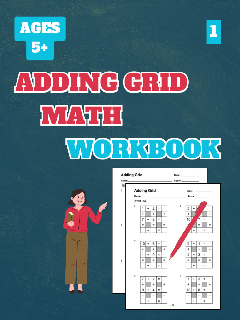 Adding Grid Math Workbook, Level 1 | PDF Adding Grid Math Workbook, Level 1 | PDF