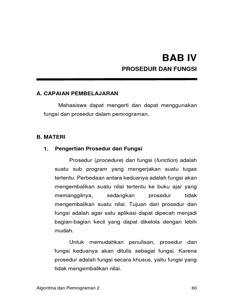 22TIF0113 - UNESCO - ALGORITMA DAN PEMROGRAMAN 2 - Part4 | PDF