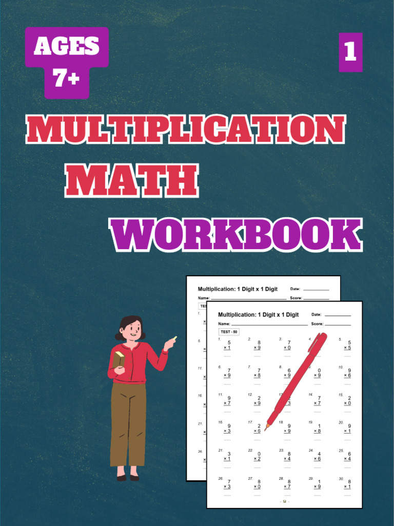 Multiplication Math Workbook, Level 1 | PDF