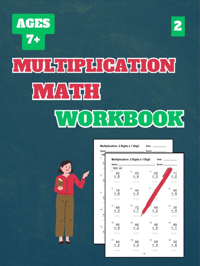 Multiplication Math Workbook, Level 2 | PDF