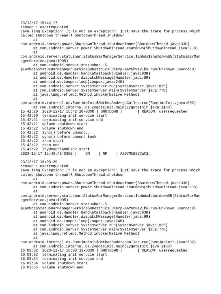 Power Off Reset Reason Pdf 