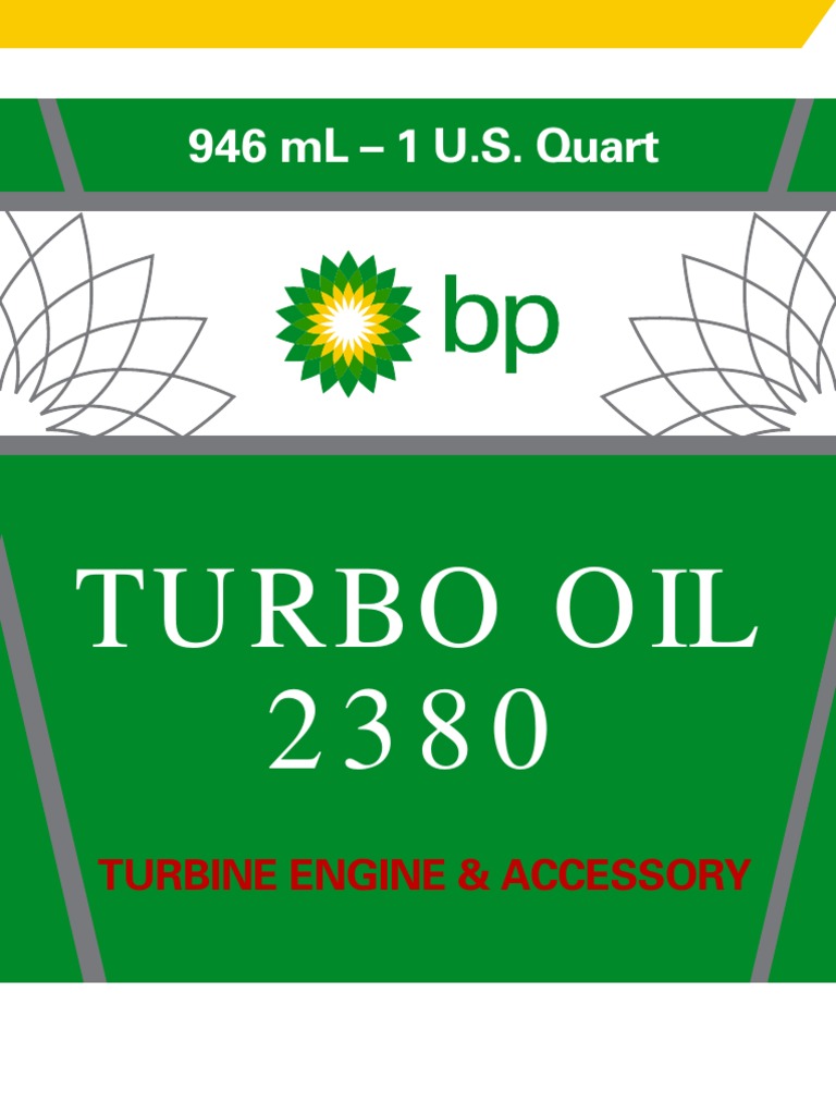 BP Turbo Oil Doc - Technique - Bpto2380 | PDF | Viscosity | Lubricant