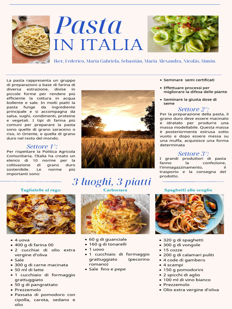 Pasta | PDF