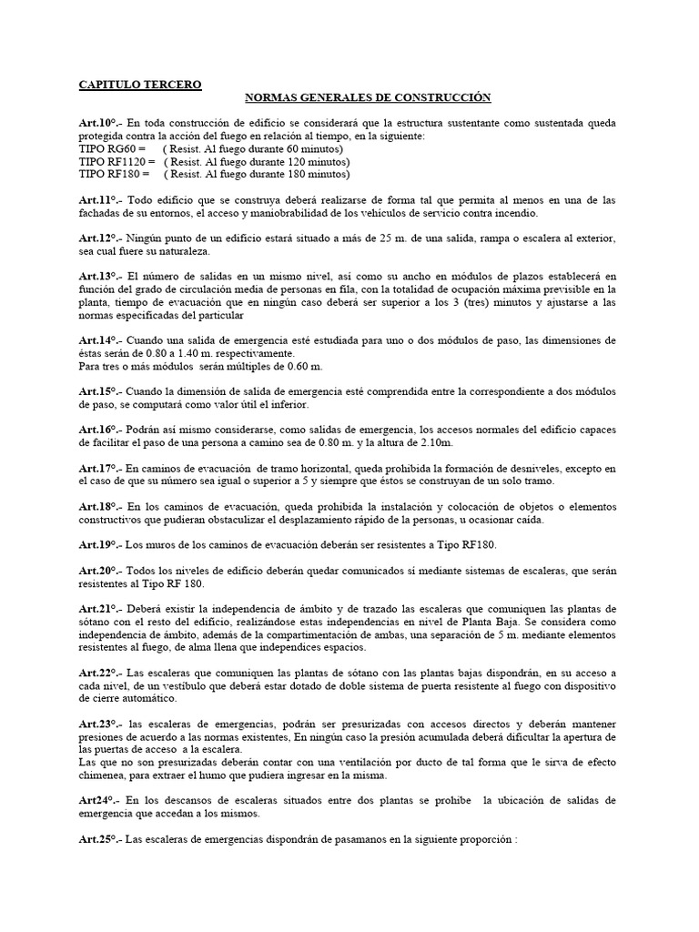 Ordenanzas de La Construcción | PDF | Ascensor | Agua