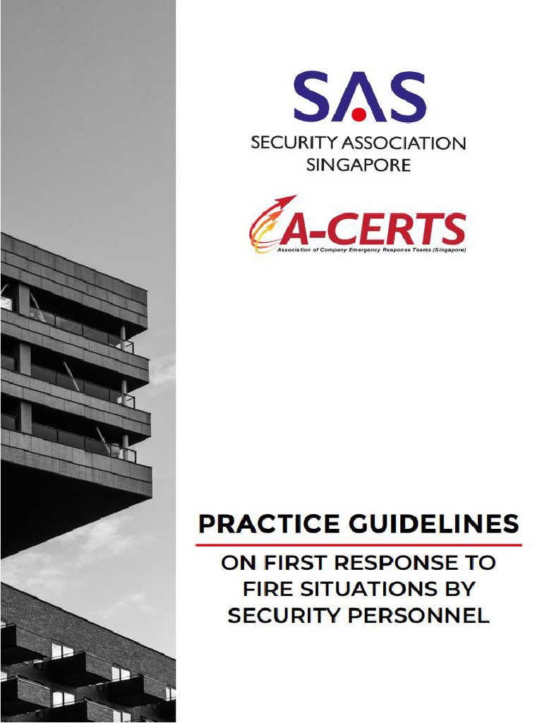 Practice Guidelines On First Response To Fire Situations by Security ...