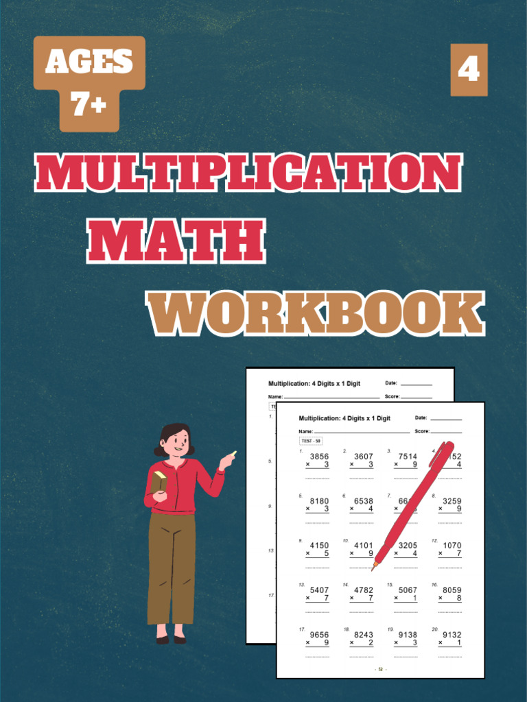 Grade 4 Multiplication Workbook PDF | PDF