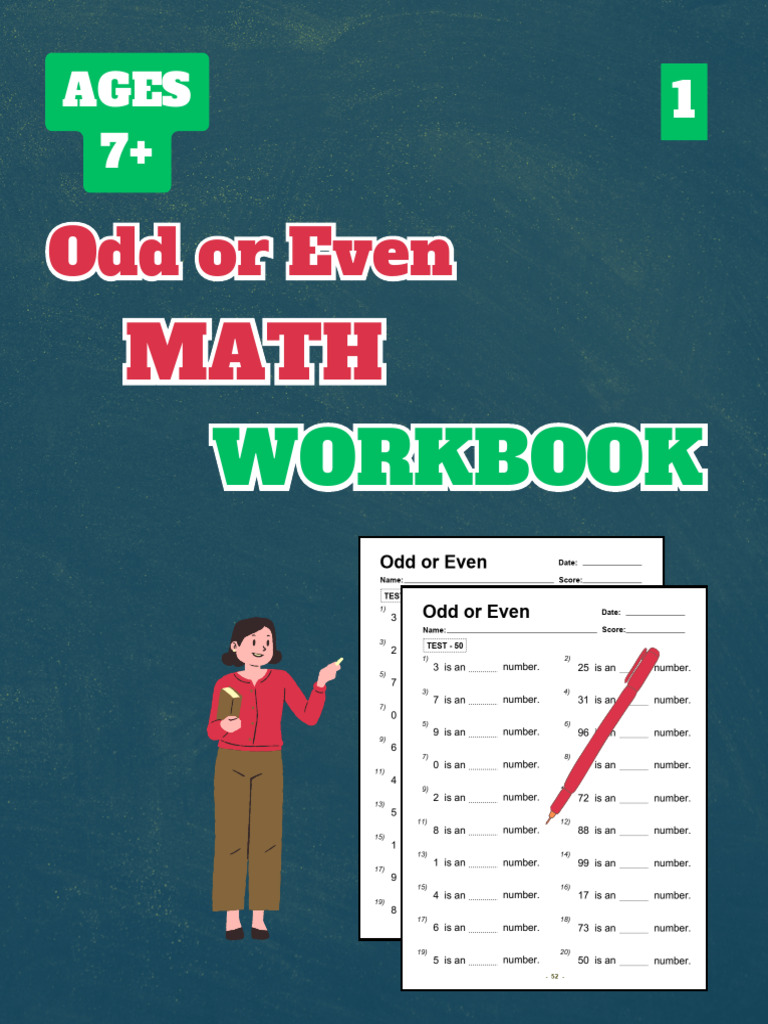Odd or Even Math Workbook, Level 1 | PDF