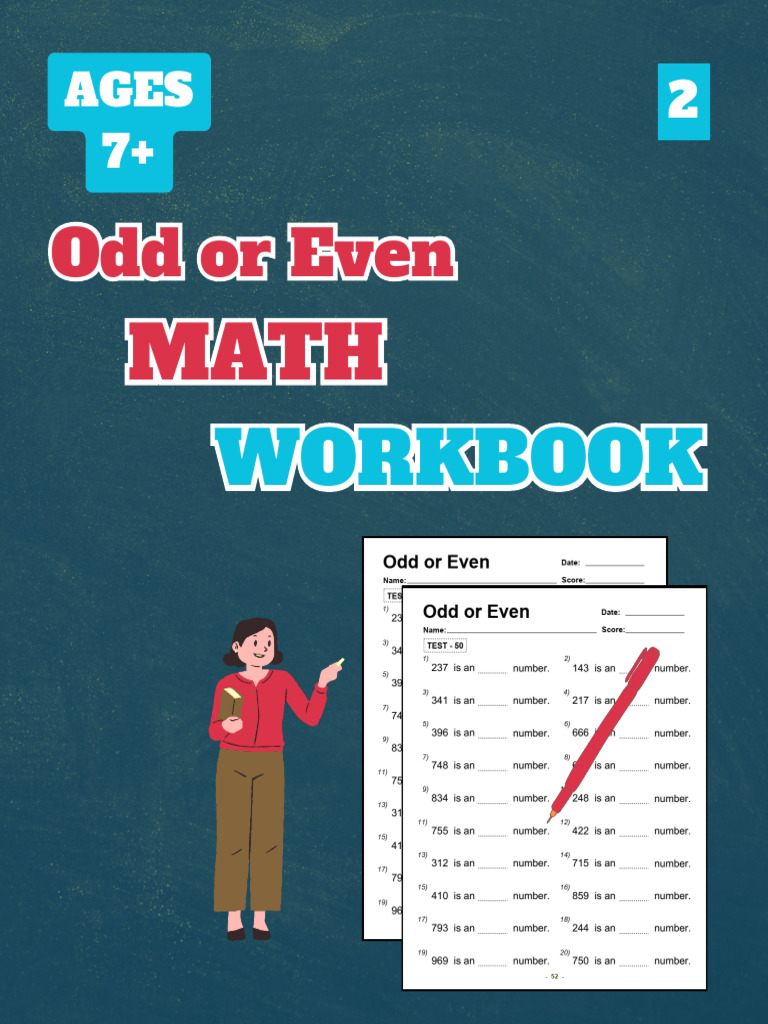 Odd or Even Math Workbook, Level 2 | PDF