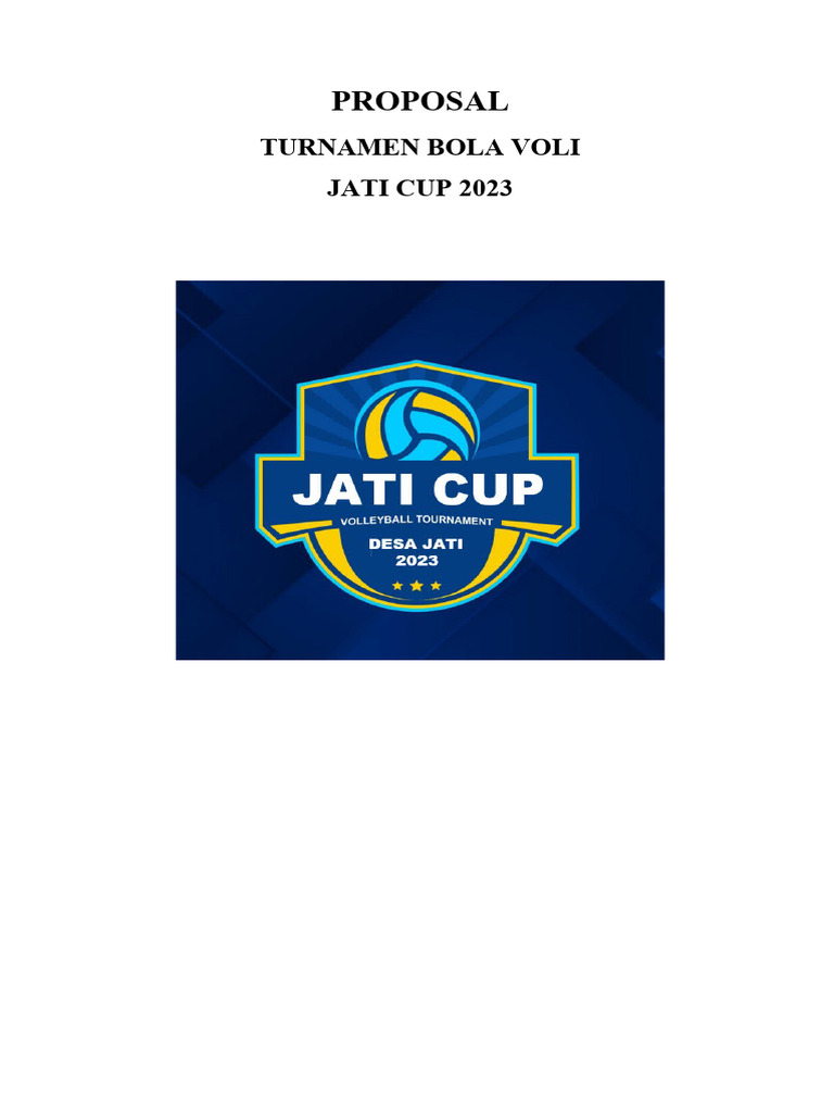 Proposal Bola Volly | PDF