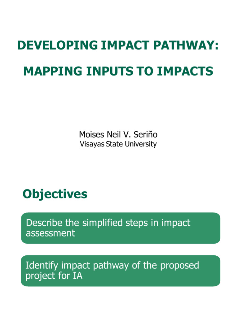 Impact Pathway and Adoption | PDF
