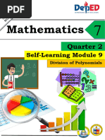 Math 10 Q1 Module 8 | PDF | Division (Mathematics) | Elementary Mathematics