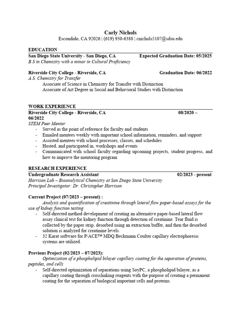Carly Nichols | PDF