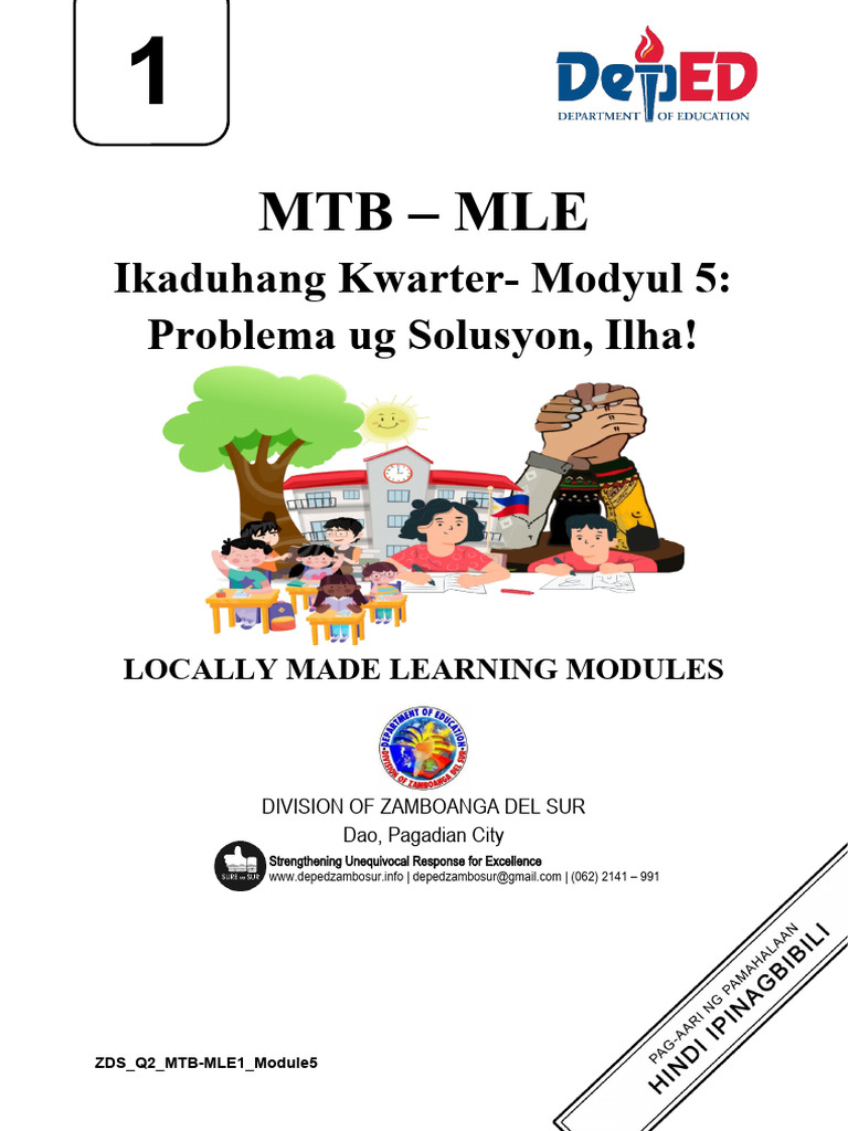 Q2 MTB-MLE1 Module5 | PDF