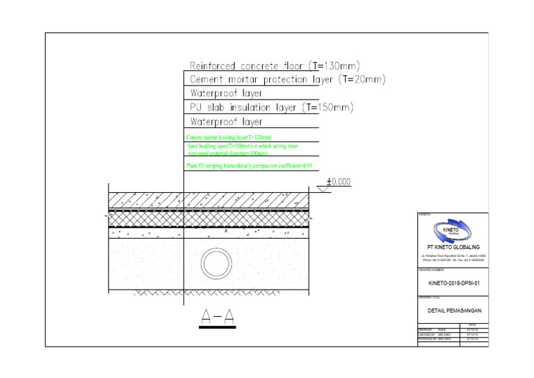 Installation Detail Drawing | PDF | Business | Finance & Money Management