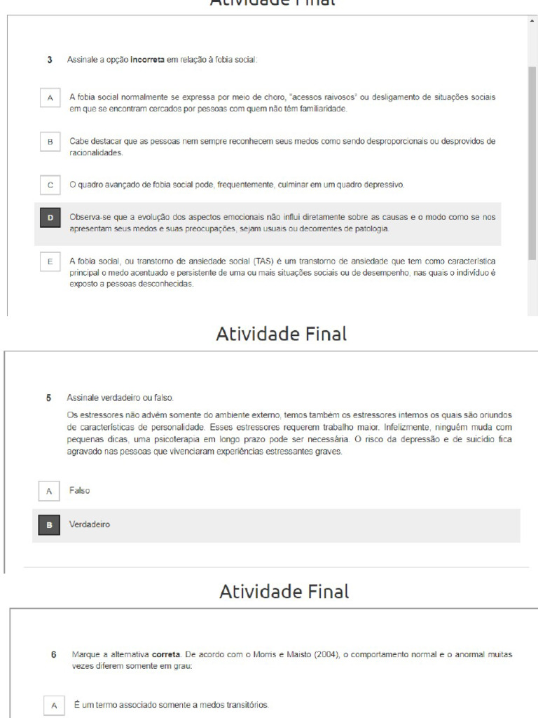 Prova Final Resposta | PDF