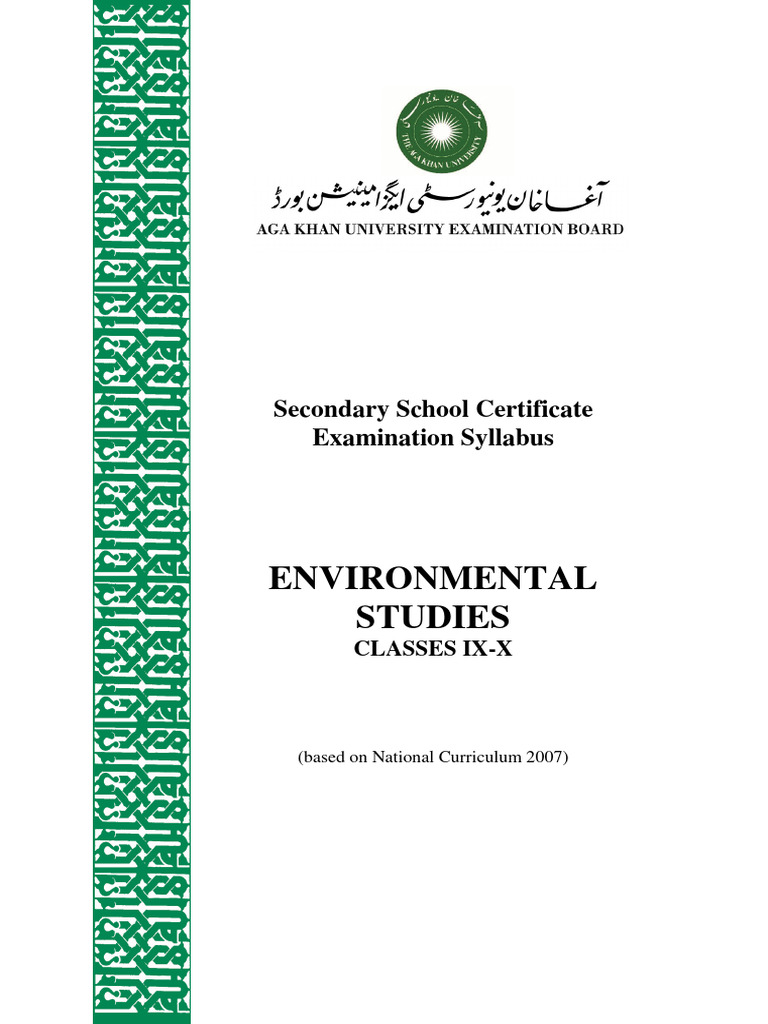 Environmental Studies | PDF