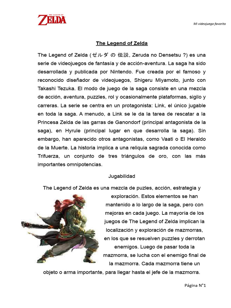 The Legend of Zelda | PDF | La leyenda de Zelda | Juego de azar