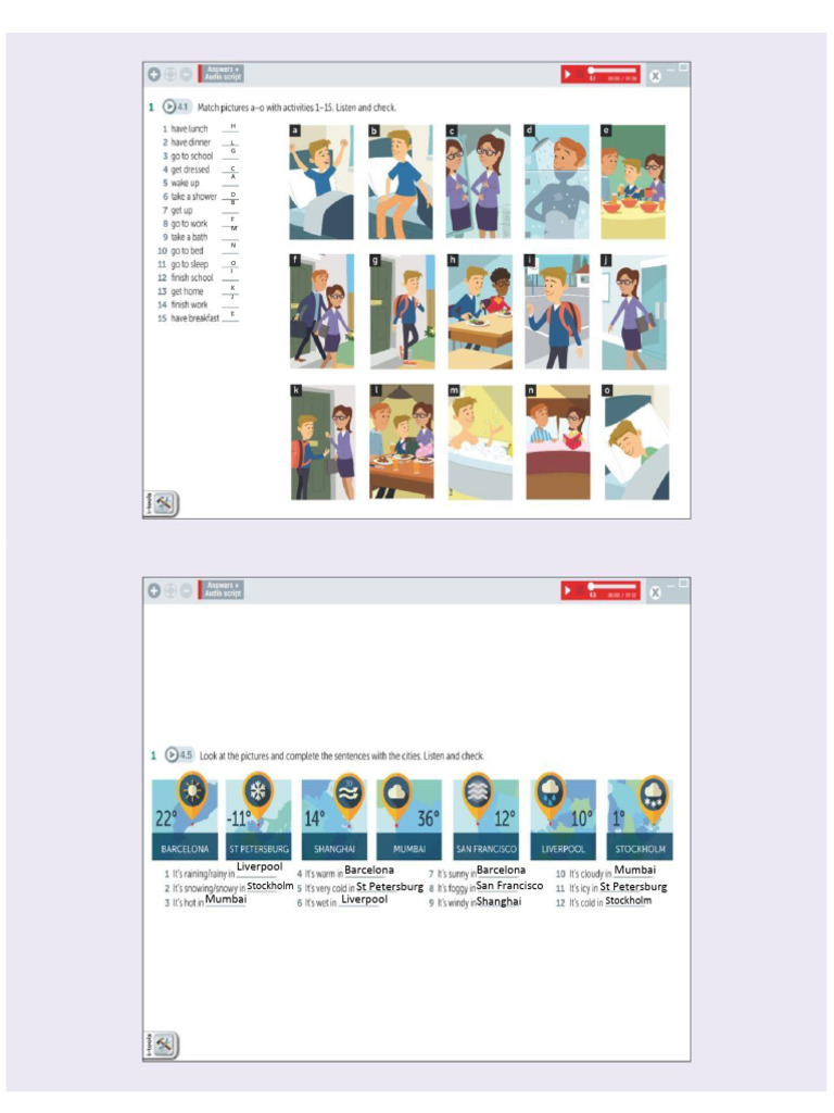 Workshop Ingles 1 Unidad 4 | PDF