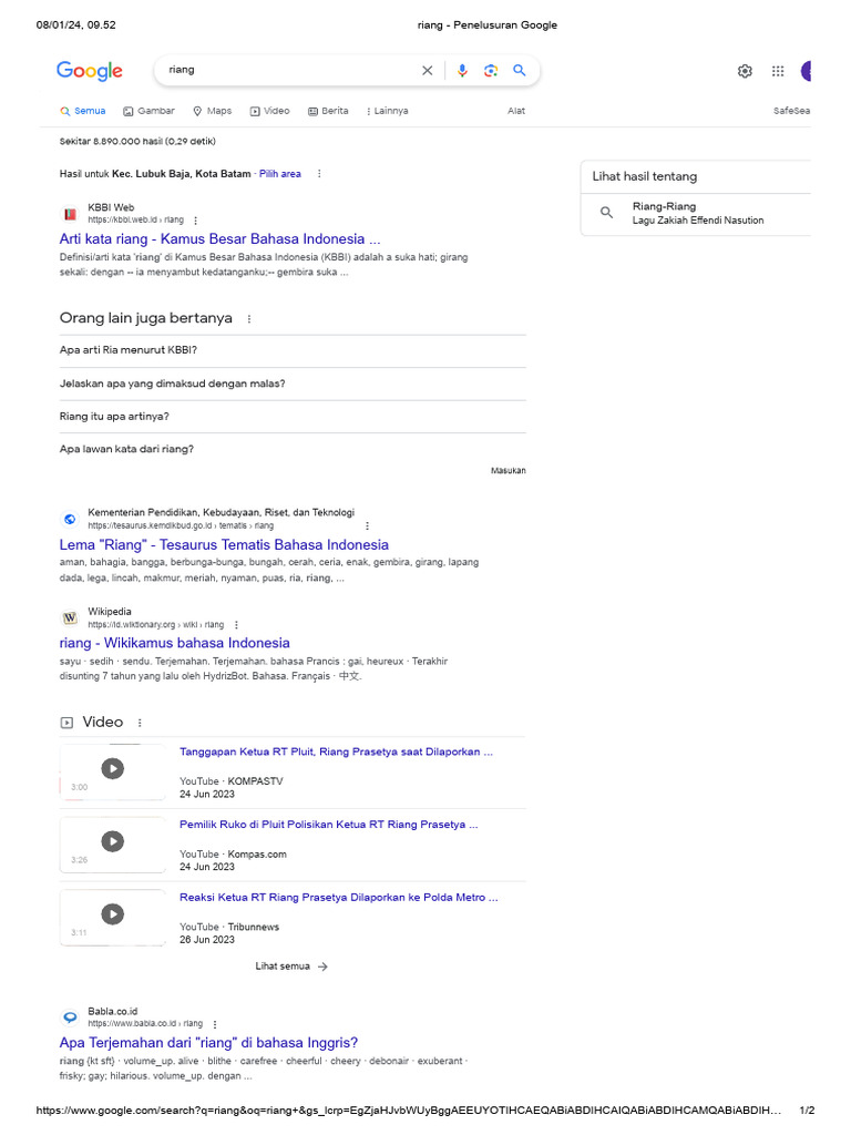 Riang - Penelusuran Google | PDF