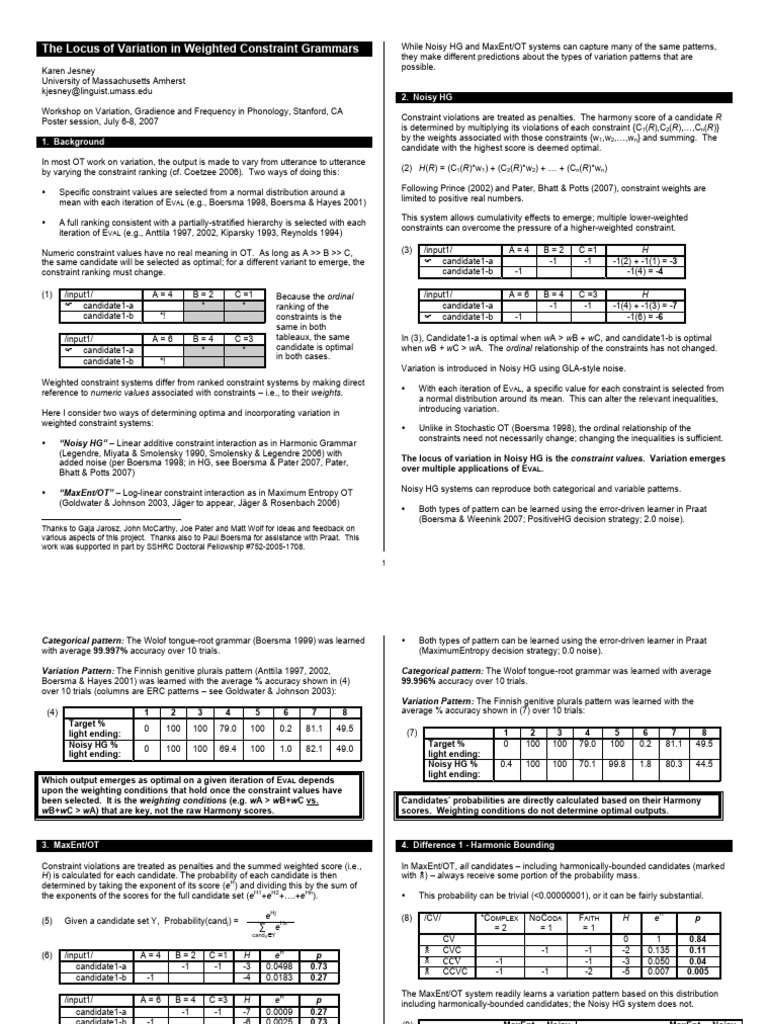 Jesney Poster | PDF | Linguistics | Human Communication
