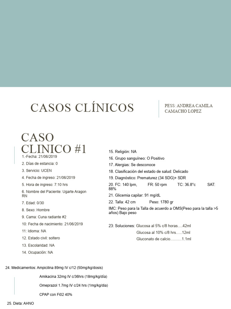 Casos Clinicos de Enfermeria | PDF