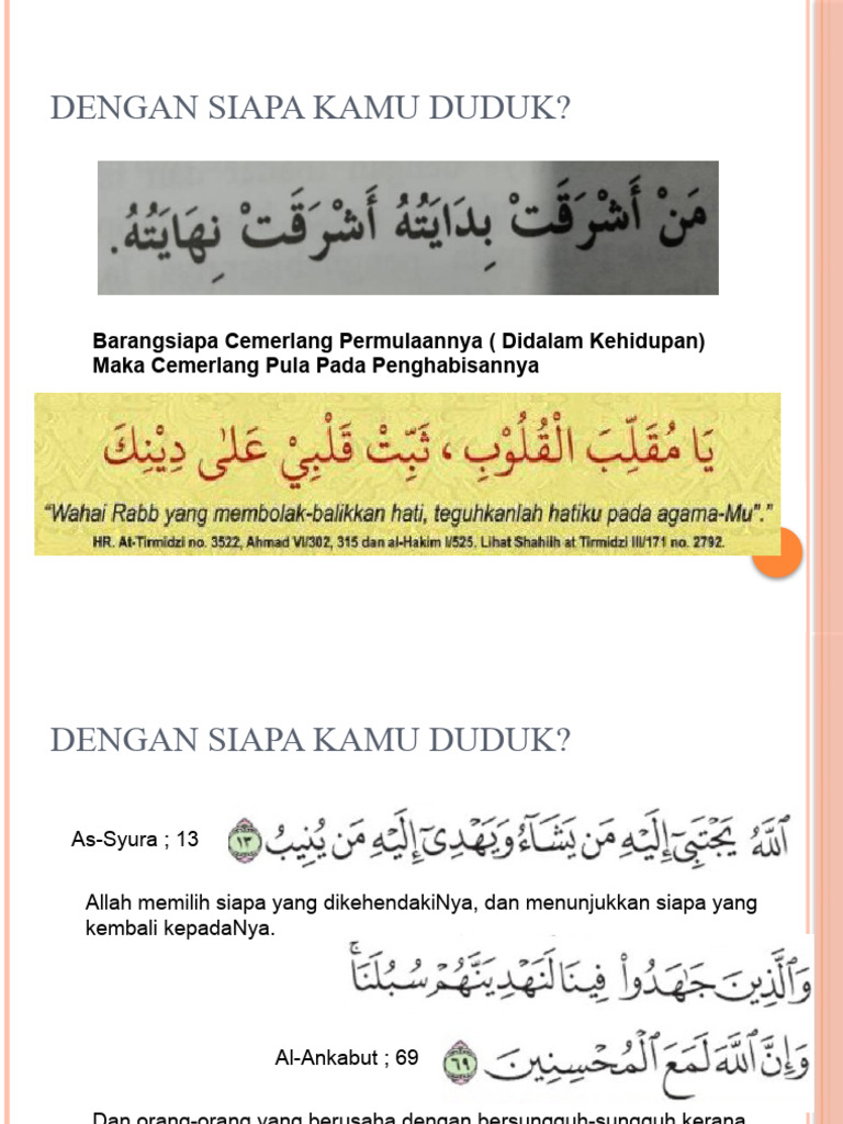 Dengan Siapa Kamu Duduk | PDF