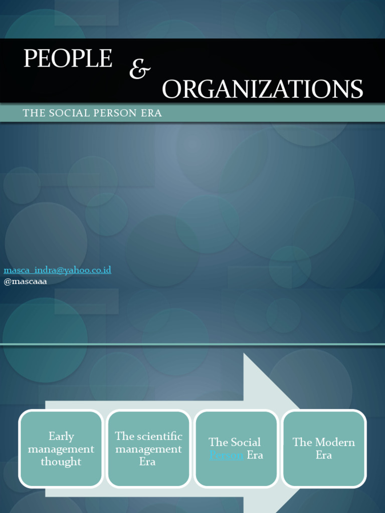 People and Organization | PDF