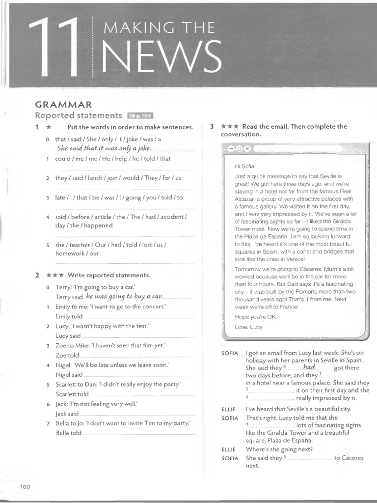 Unit 11 Workbook | PDF