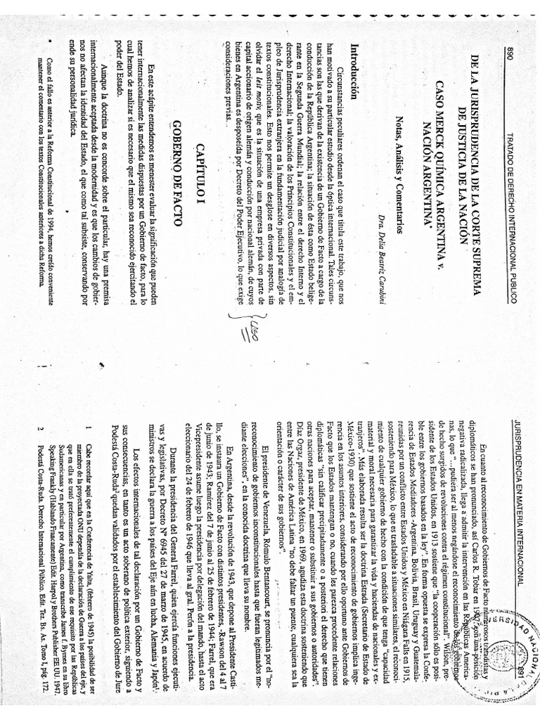 Caso Merck Quimica Argentina C Nacion Argentina | PDF