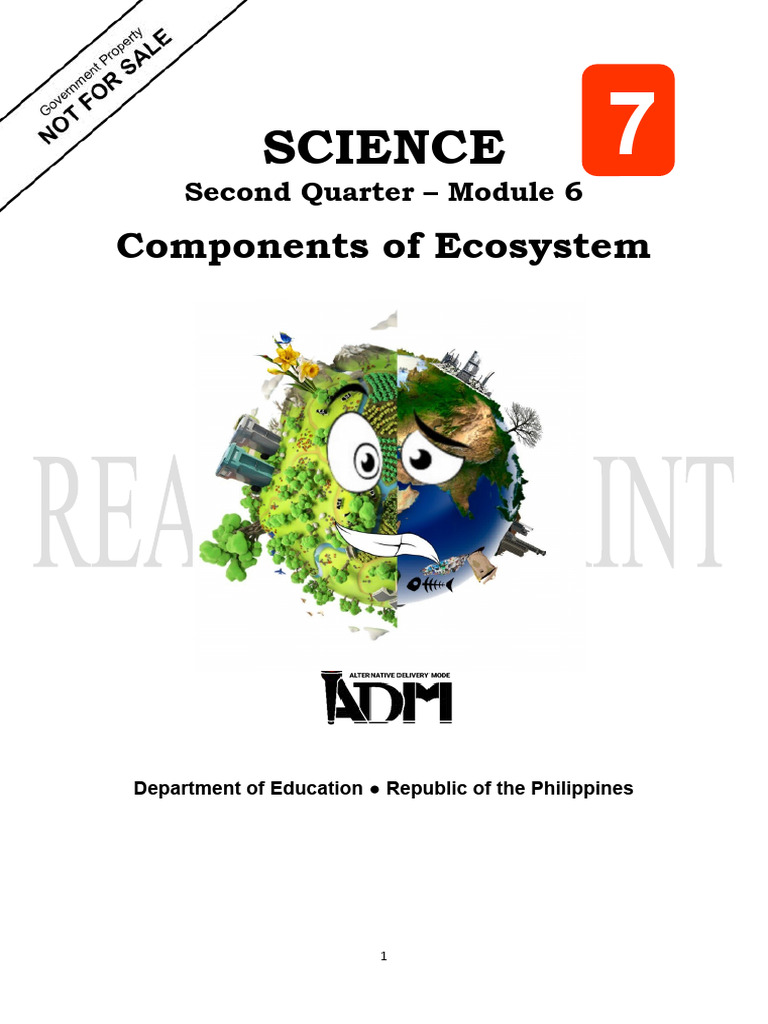 Science7 Q2 Mod6 Components-of-Ecosystem v5 | PDF | Ecosystem | Soil