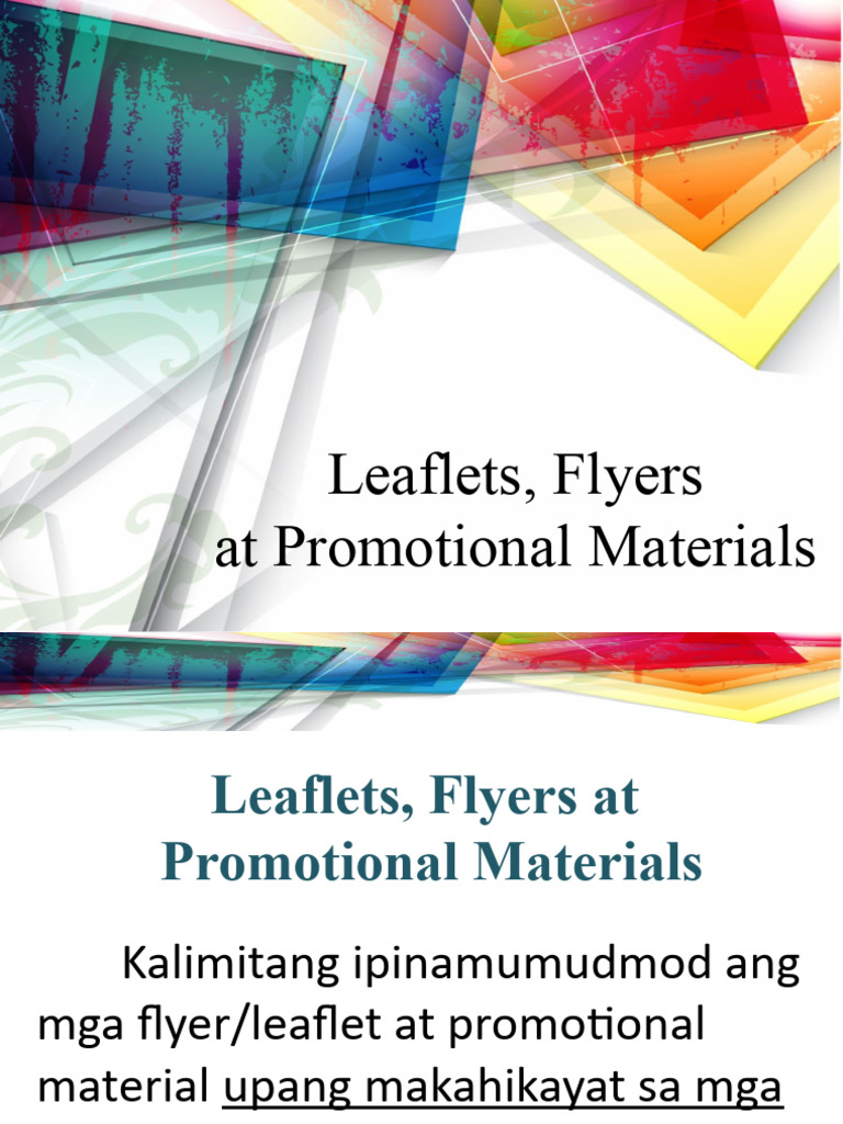 Leaflets at Flyers | PDF