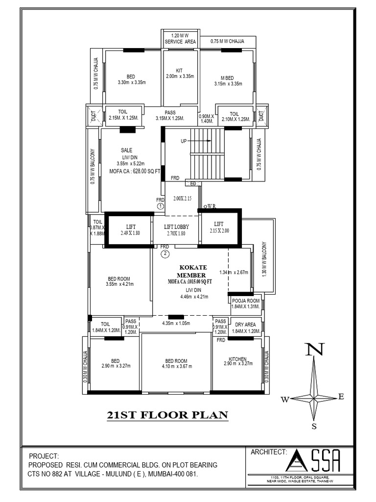 21ST Floor Plan | PDF