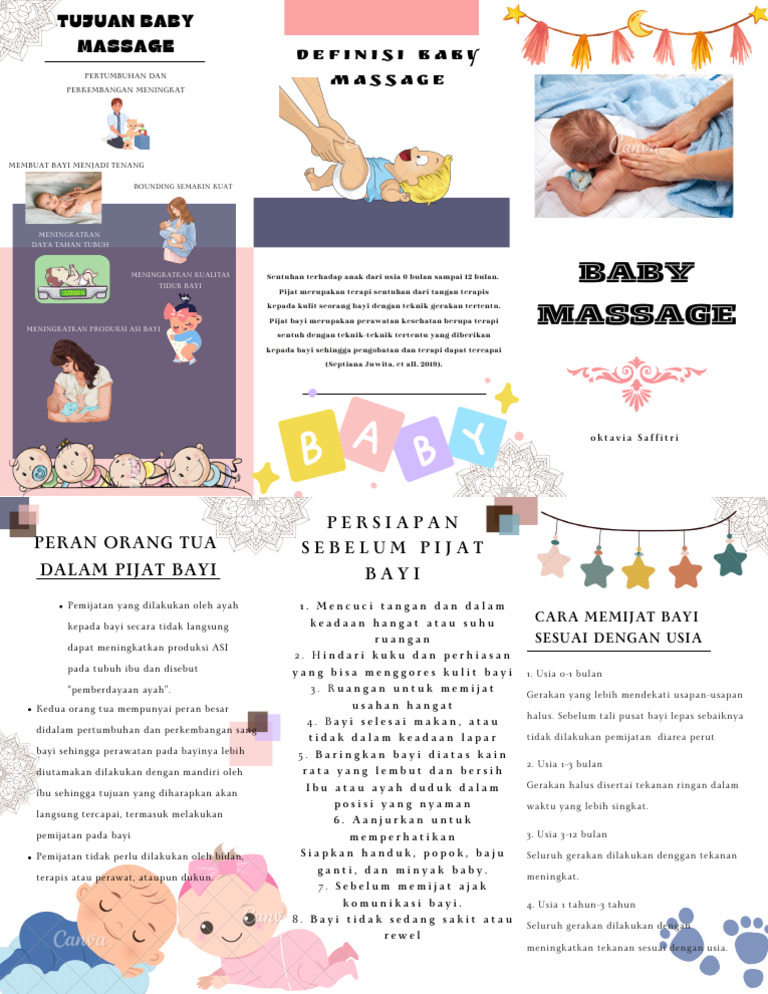 Leaflet Pijat Bayi | PDF