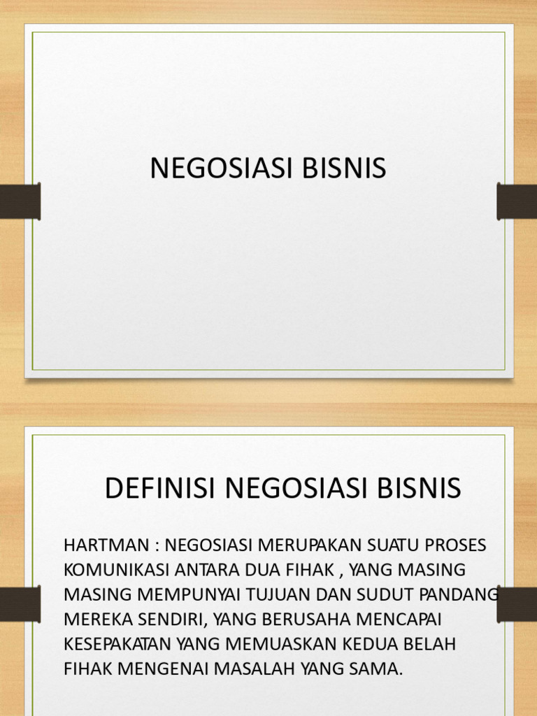 18. Business Negotiation | PDF