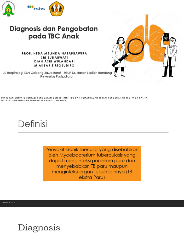 Diagnosis Dan Pengobatan TBC Pada Anak | PDF