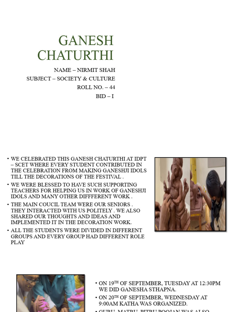 Ganesh Chaturthi | PDF