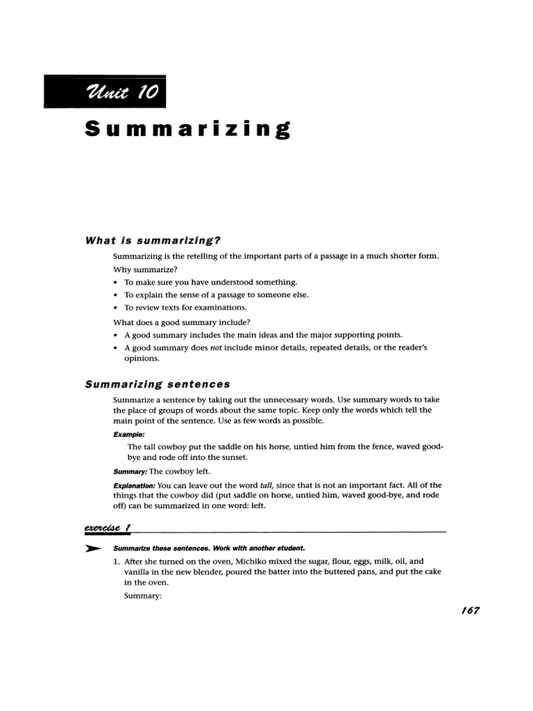 SUMMARIZING | PDF
