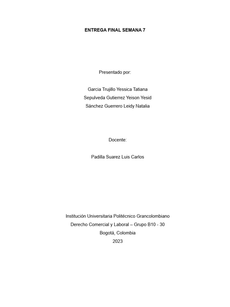 Derecho Comercial y Laboral | PDF Derecho Comercial y Laboral | PDF