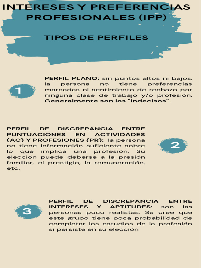 Infografia Tipos de Perfil IPP | PDF