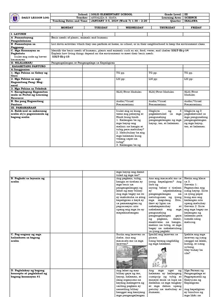 Science3 Q2 W8 MELC-based | PDF