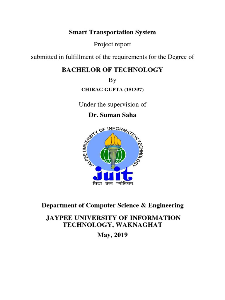 Smart Transportation System | PDF