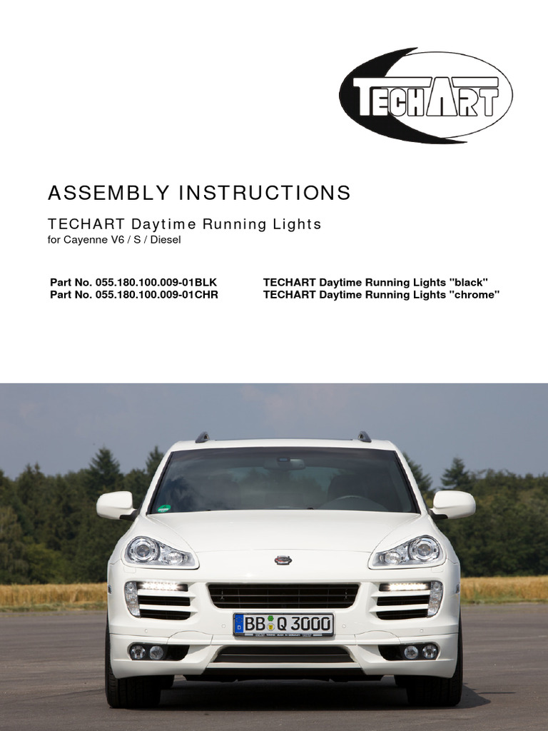 055.180.100.099-07 TECHART Tagfahrlicht ENUS 12-2011 | PDF | Electrical ...